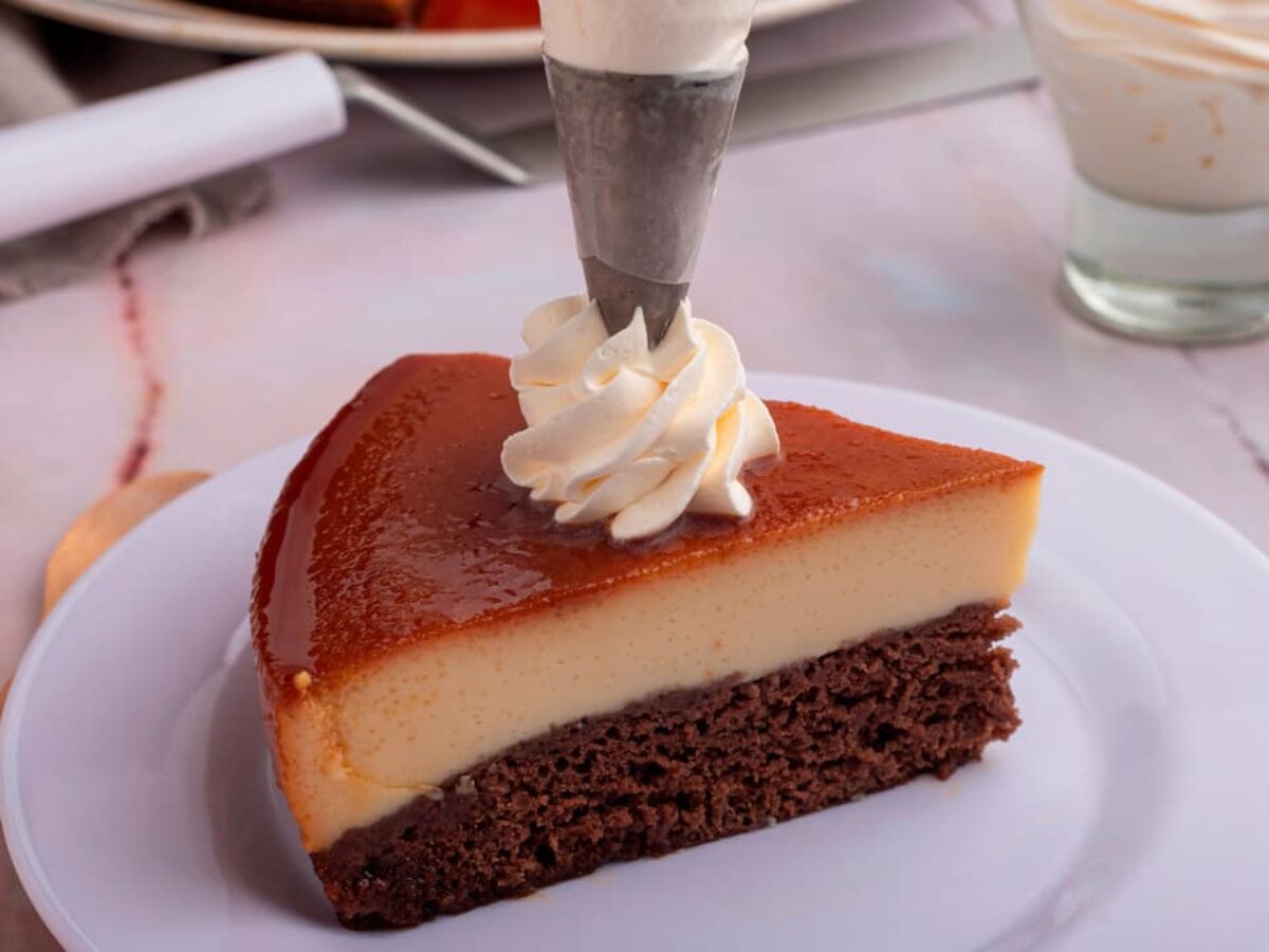 Chocoflan Receta Chocoflan O Pastel Imposible De Brownie Y Flan